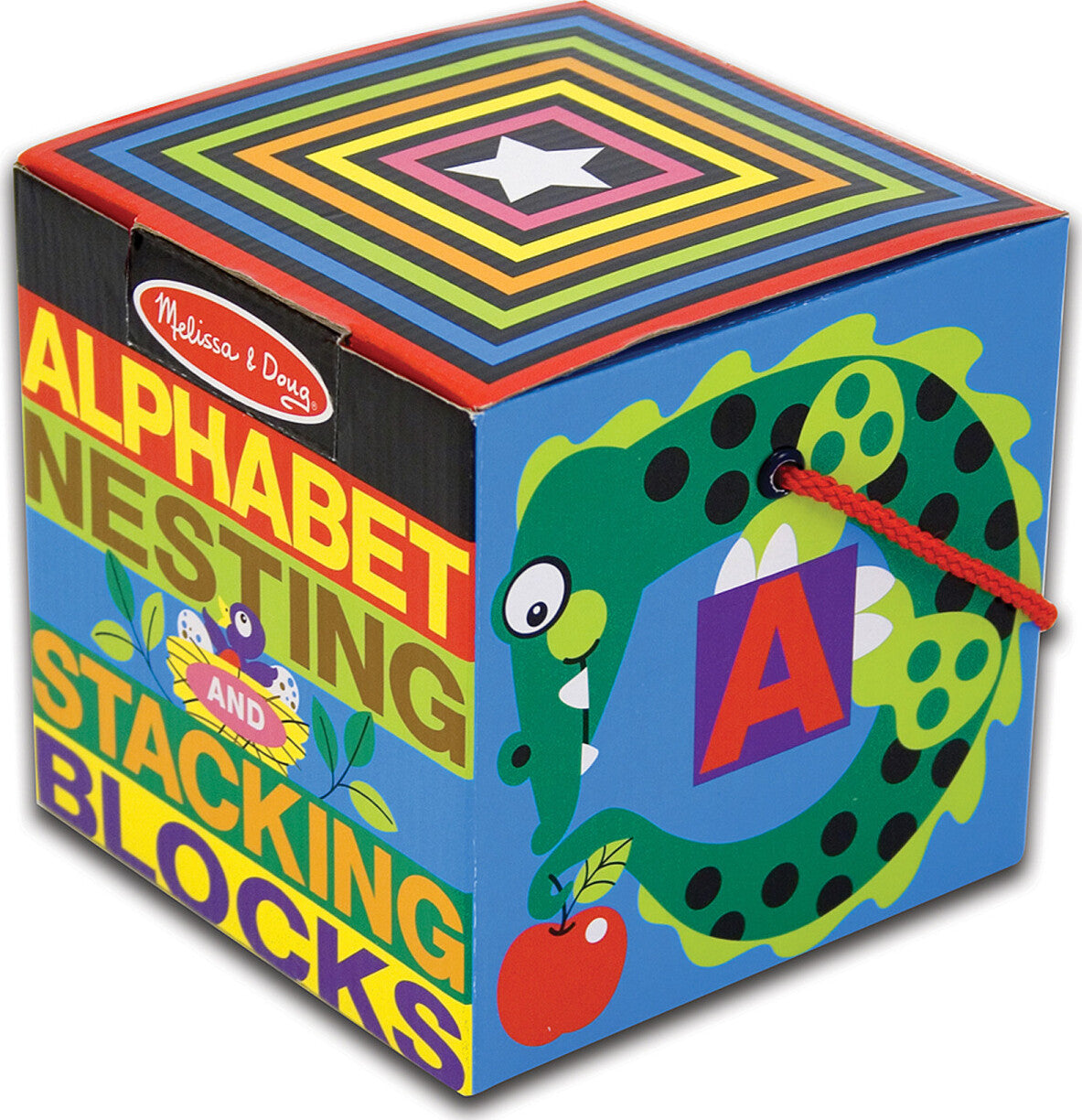 Alphabet Nesting & Stacking Blocks — Piccolo Mondo Toys