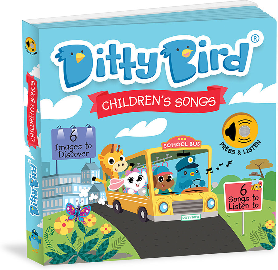 Ditty Bird Children's Songs USB-C Rechargeable Musical Board Book ...