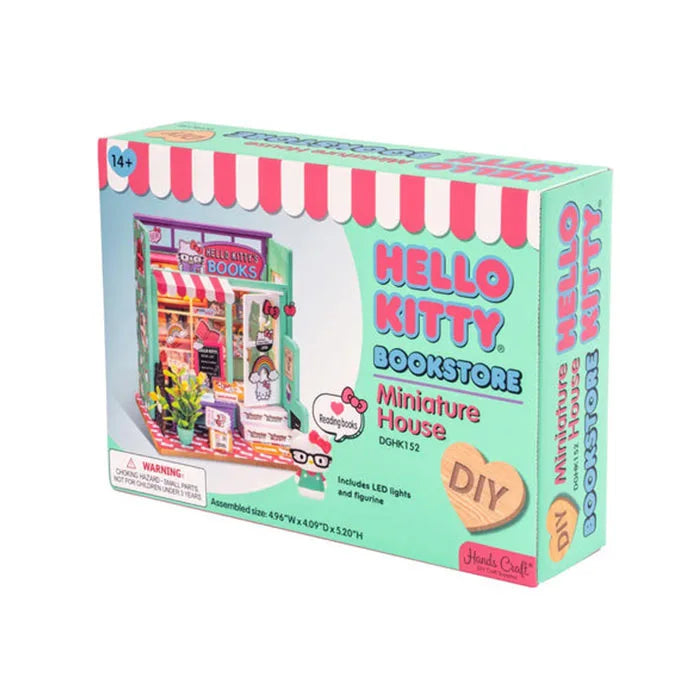 Hello Kitty's Book Store DIY Miniature Kit — Piccolo Mondo Toys