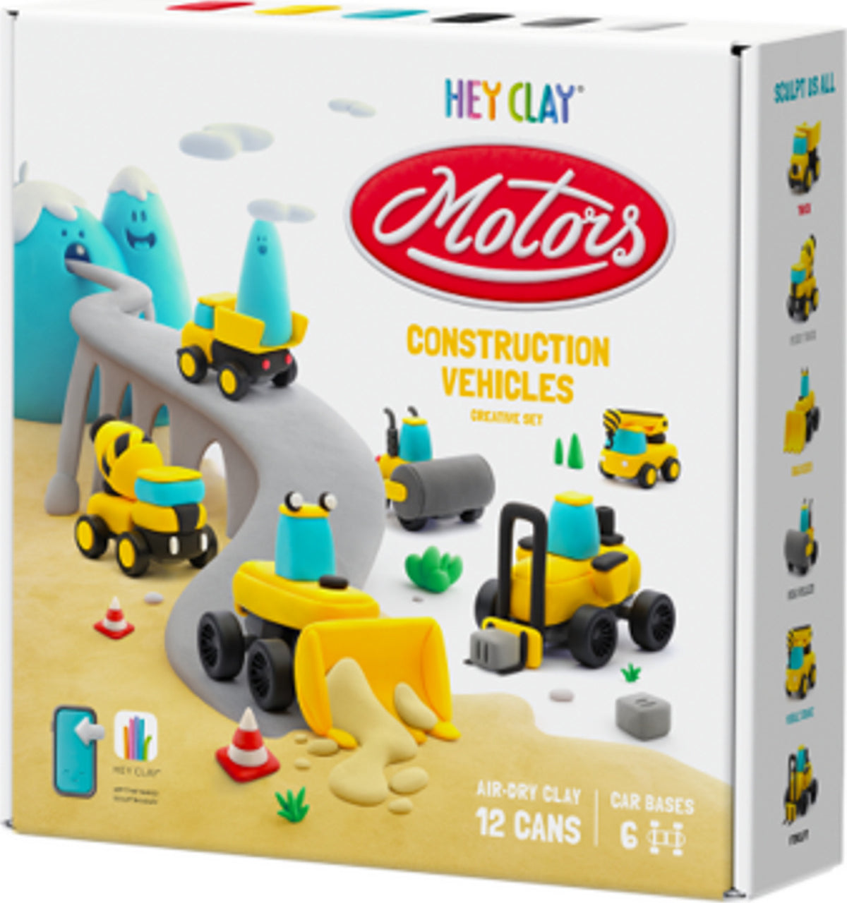 Hey Clay Construction Vehicles — Piccolo Mondo Toys