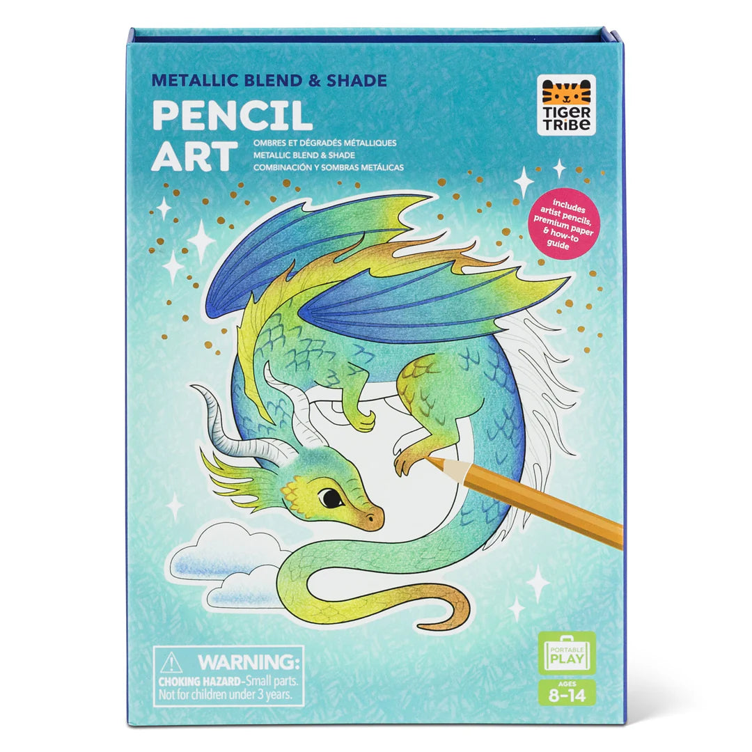 Metallic Blend & Shade Pencil Art Set — Piccolo Mondo Toys