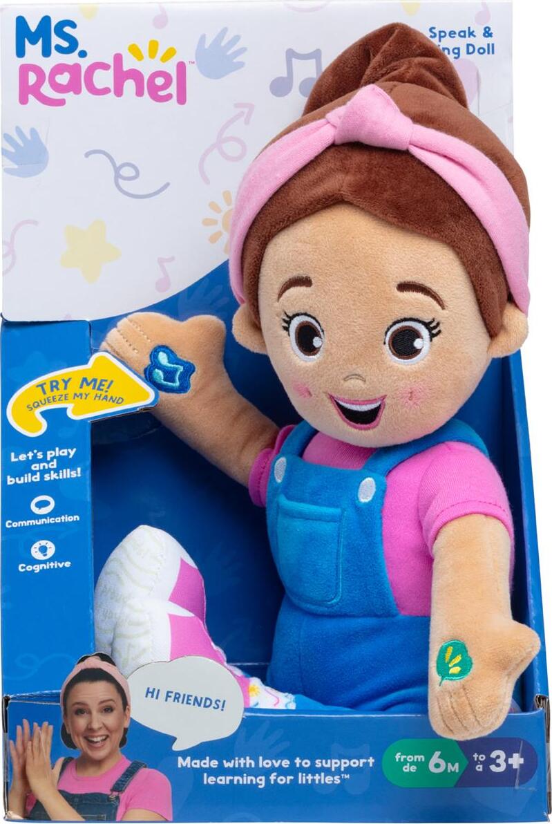 Ms. Rachel Speak n Sing Doll — Piccolo Mondo Toys
