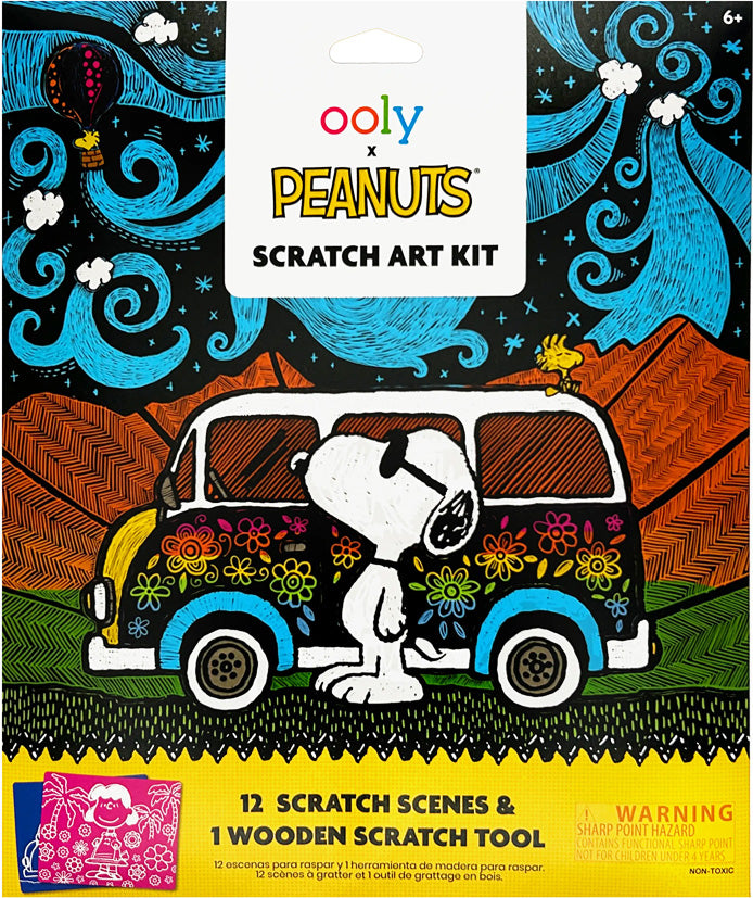 Peanuts: Scratch Art Kit — Piccolo Mondo Toys