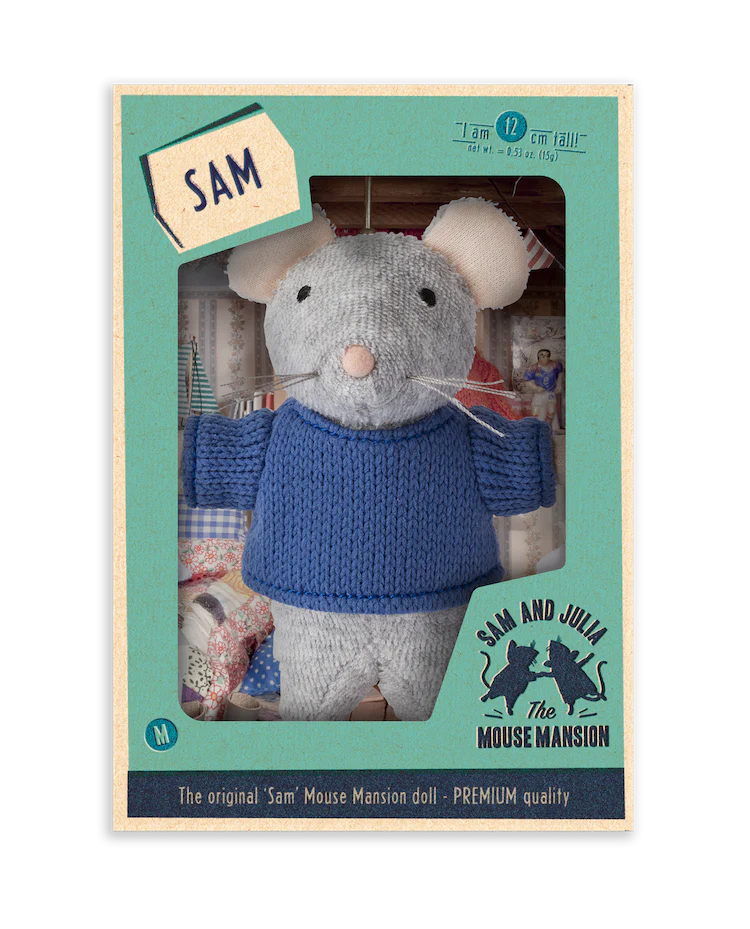 Sam Mouse Plush Doll — Piccolo Mondo Toys