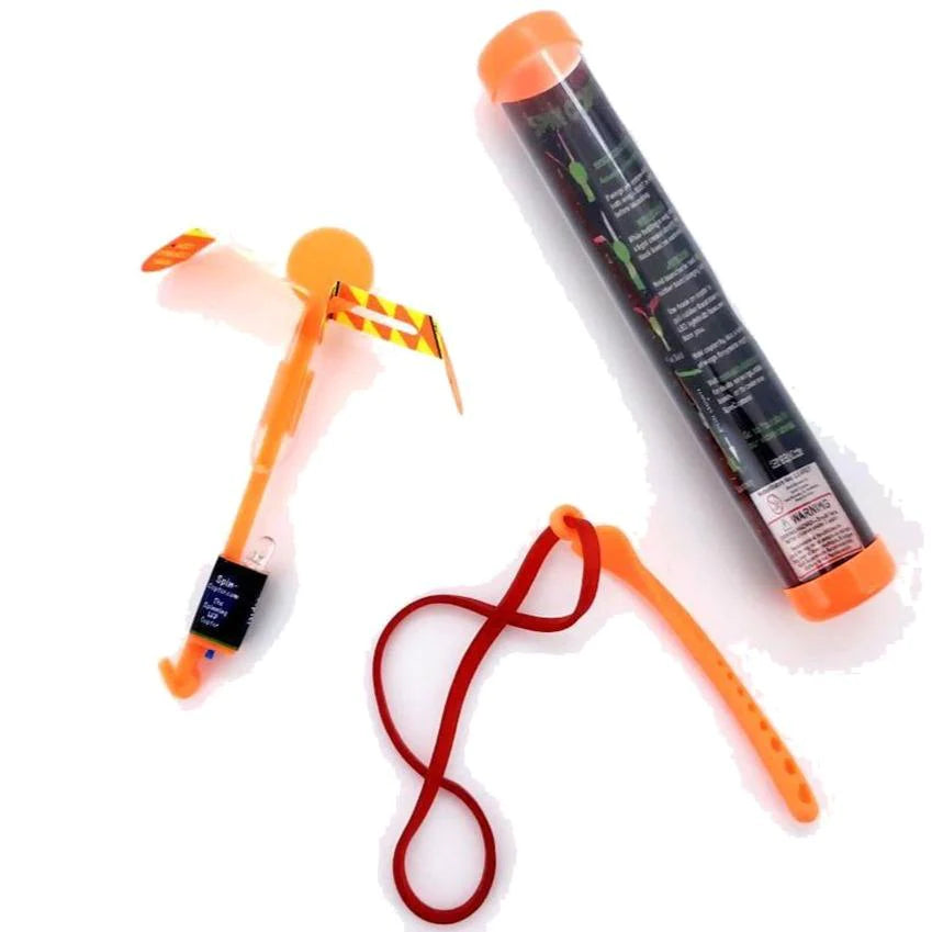 LED Slingshot Spin Copter Helicopter — Piccolo Mondo Toys