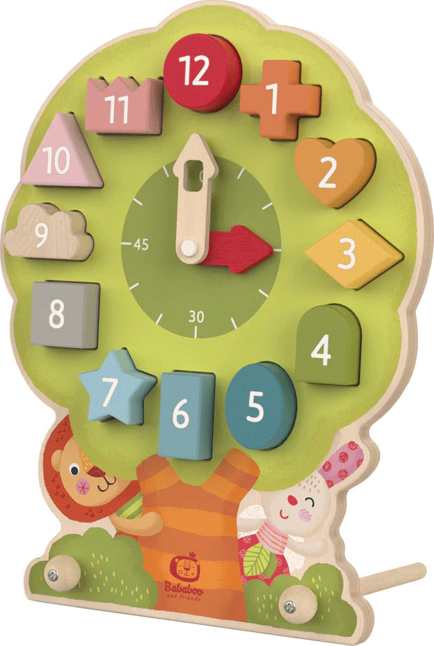 Wonder Tree Shape Sorting Clock — Piccolo Mondo Toys
