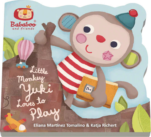 Little Monkey Yuki Loves to Play Board Book — Piccolo Mondo Toys