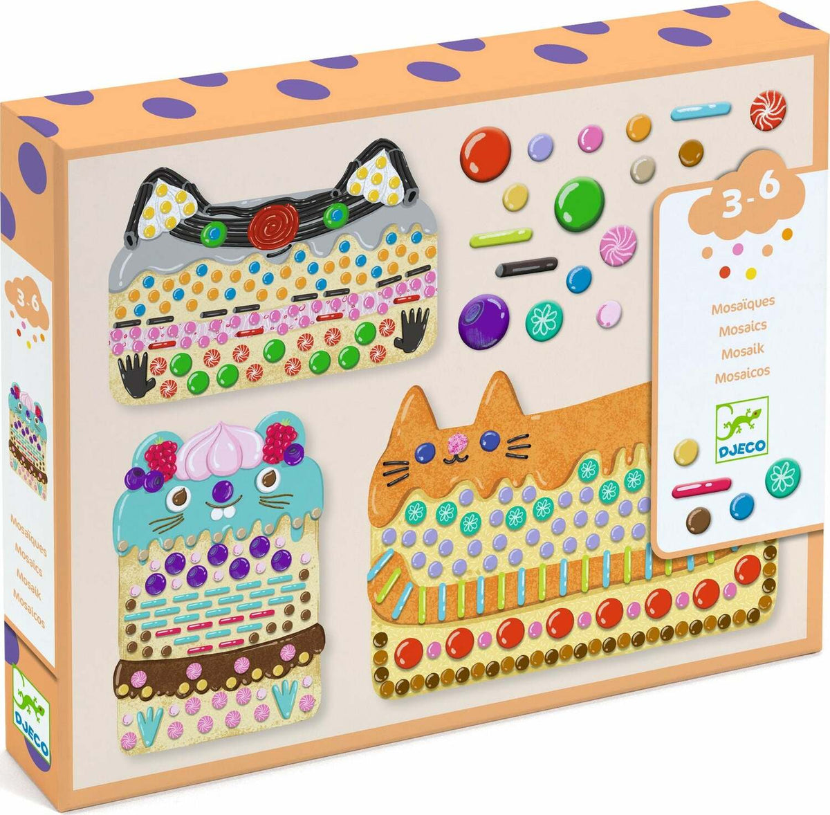 Cakes & Sweets Collage Craft Kit — Piccolo Mondo Toys