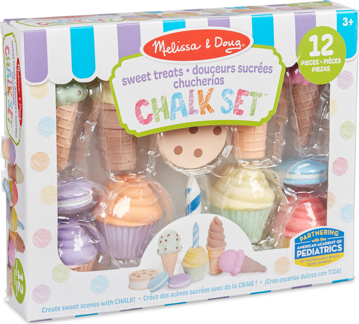 Ice Cream & Cake Chalk Set — Piccolo Mondo Toys