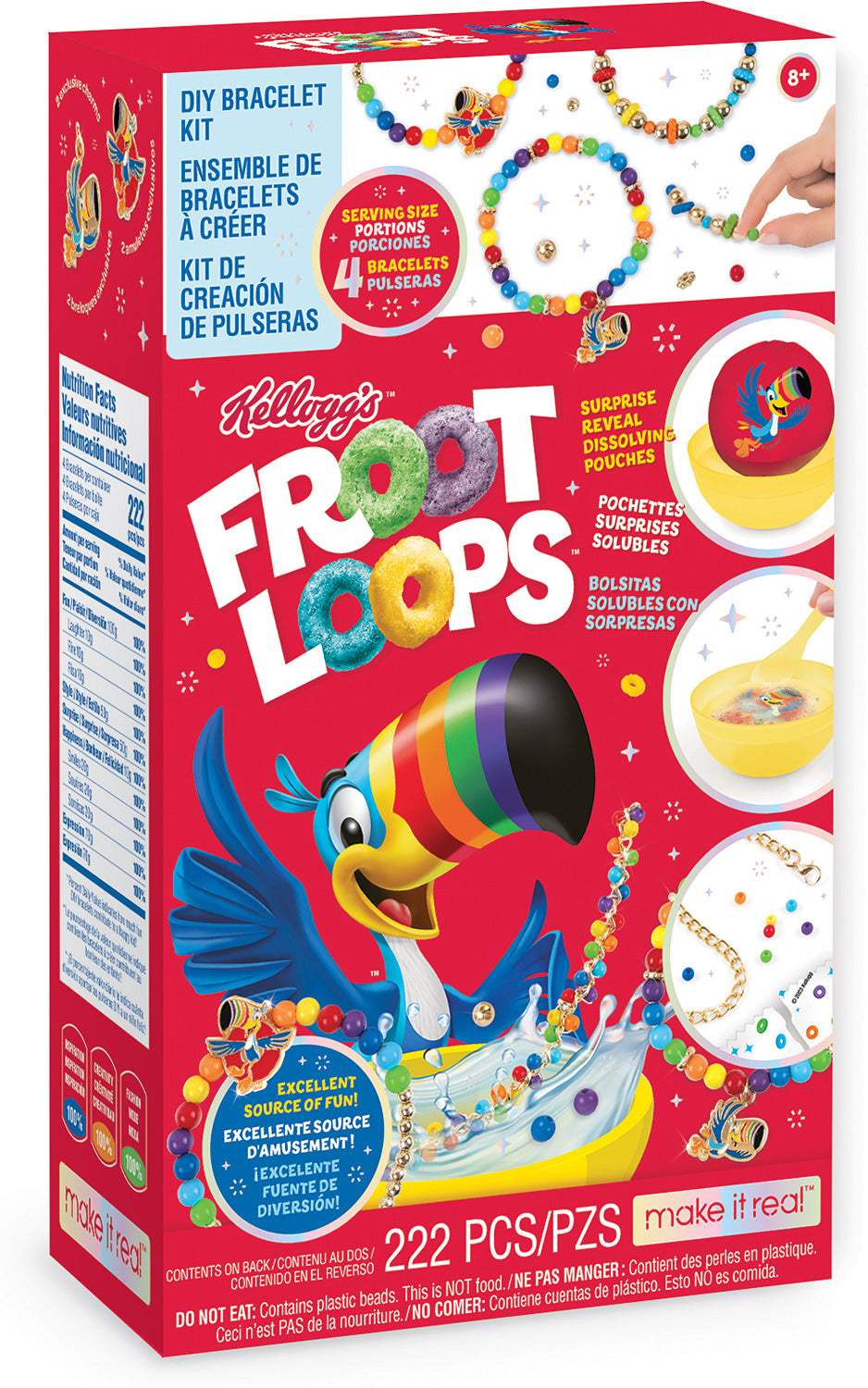 Cereal-sly Cute Kellogg’s Froot Loops DIY Bracelet Kit — Piccolo Mondo Toys