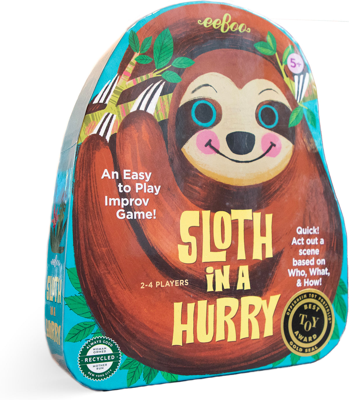 Sloth in a Hurry Shaped Spinner Game — Piccolo Mondo Toys