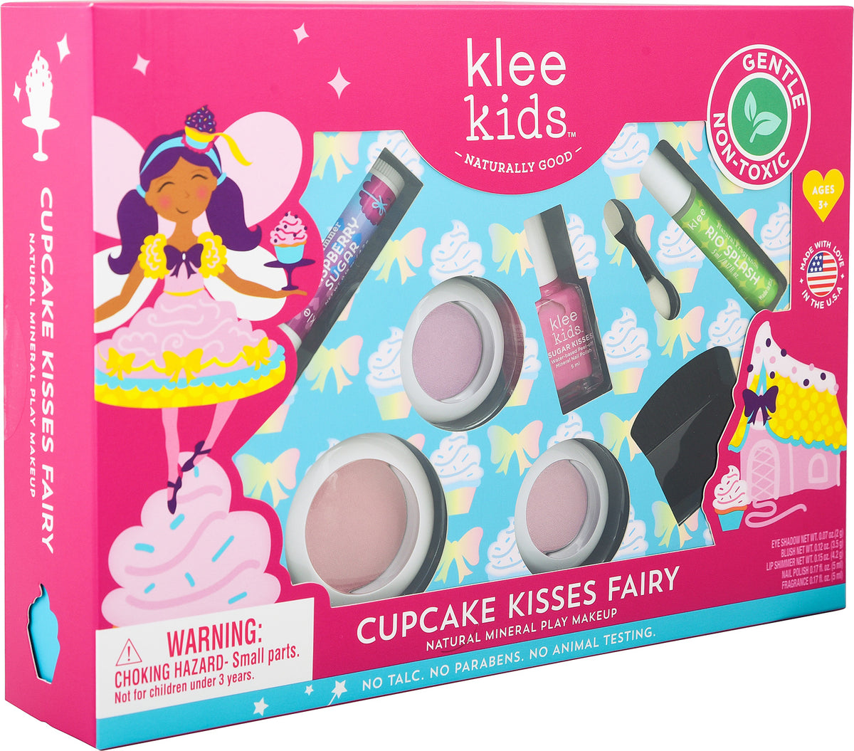 Cupcake Kisses Fairy Natural Mineral Play Makeup Kit — Piccolo Mondo Toys
