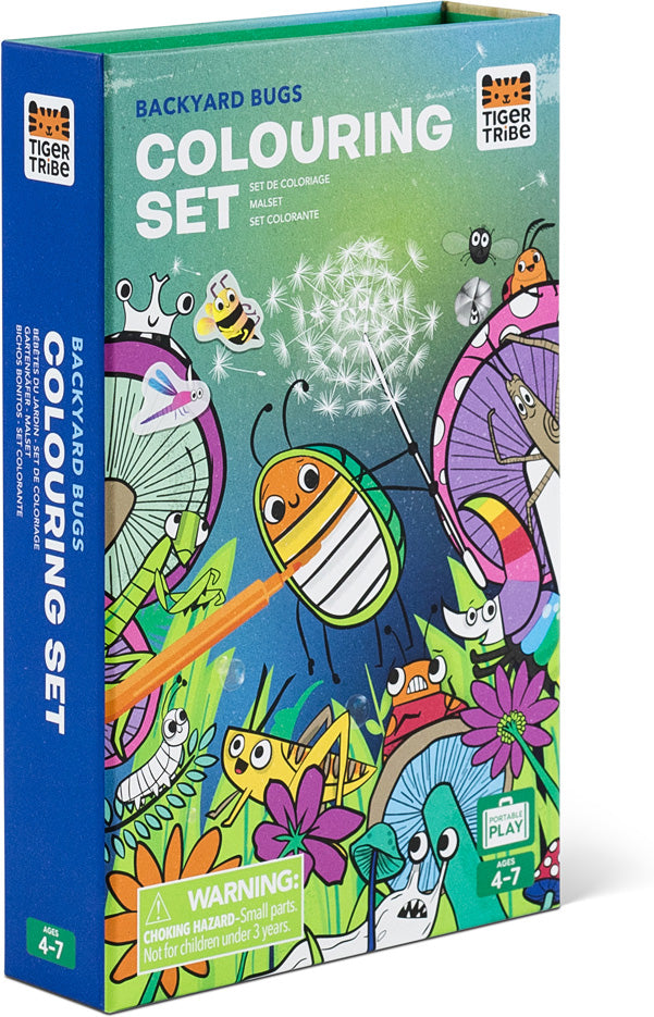 Backyard Bugs Colouring Set — Piccolo Mondo Toys