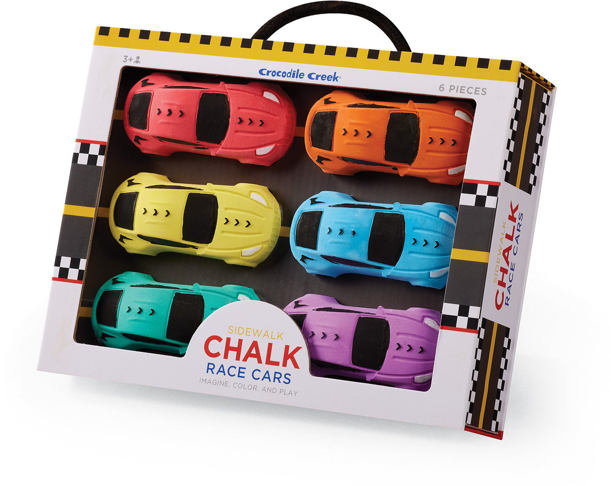Race Cars Sidewalk Chalk Set — Piccolo Mondo Toys