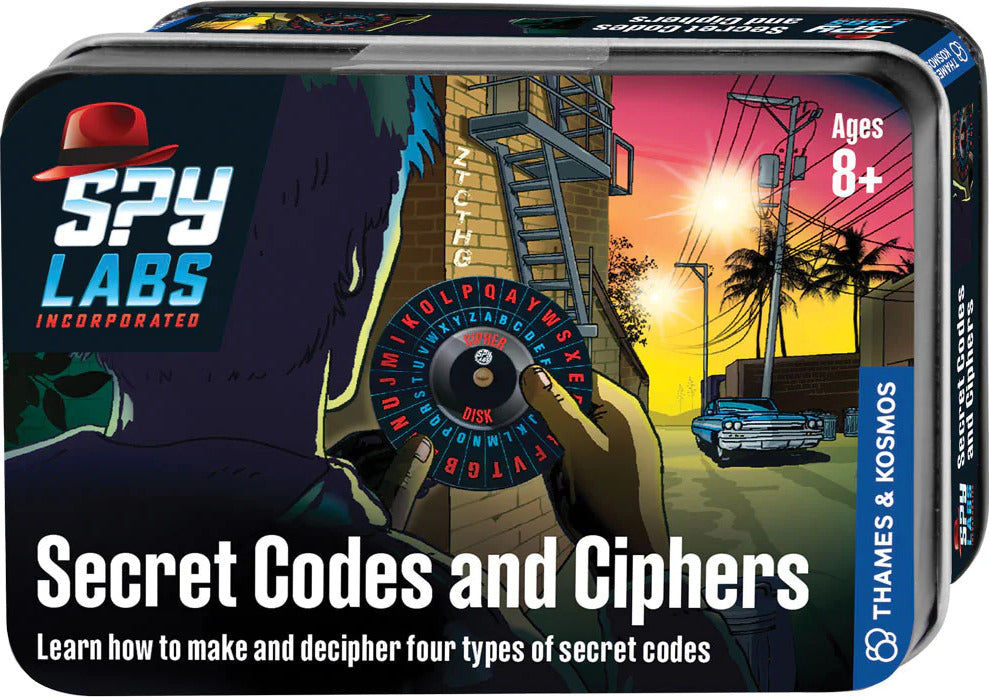 Spy Labs: Secret Codes and Ciphers Tin — Piccolo Mondo Toys