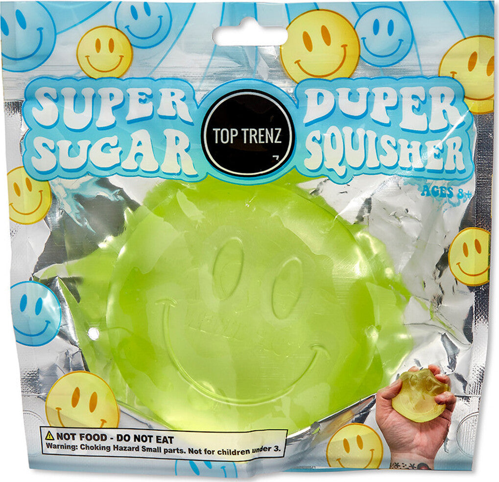 Super Duper Sugar Squisher Happy Face — Piccolo Mondo Toys