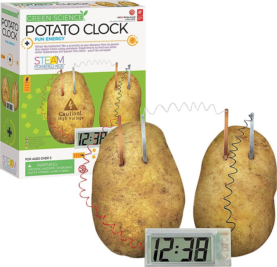 Green Science Potato Clock — Piccolo Mondo Toys