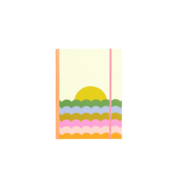 Sunset Scallop Notebook — Piccolo Mondo Toys