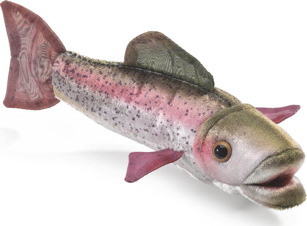 Mini Rainbow Trout Puppet — Piccolo Mondo Toys