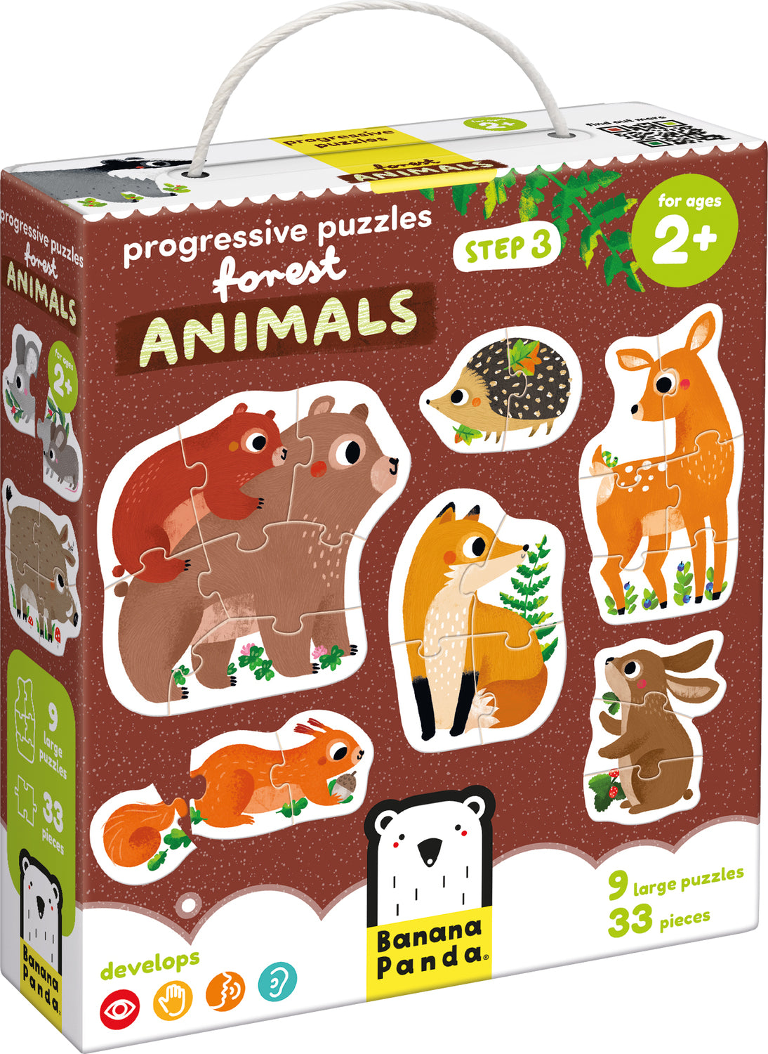 Progressive Puzzles Forest Animals — Piccolo Mondo Toys