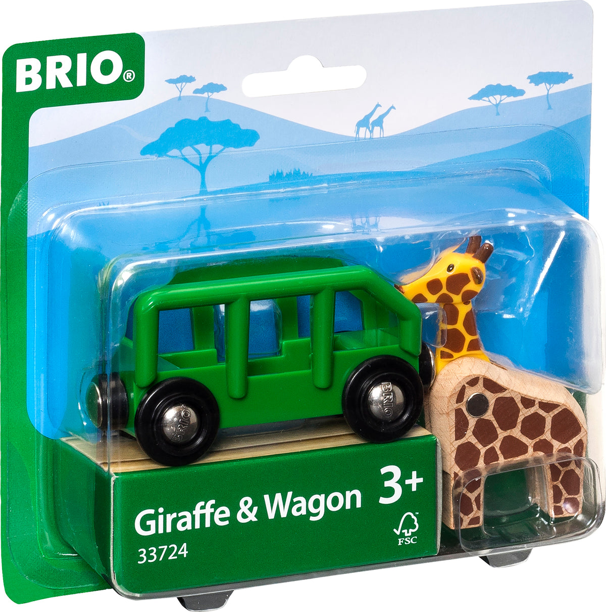 Brio Giraffe & Wagon — Piccolo Mondo Toys